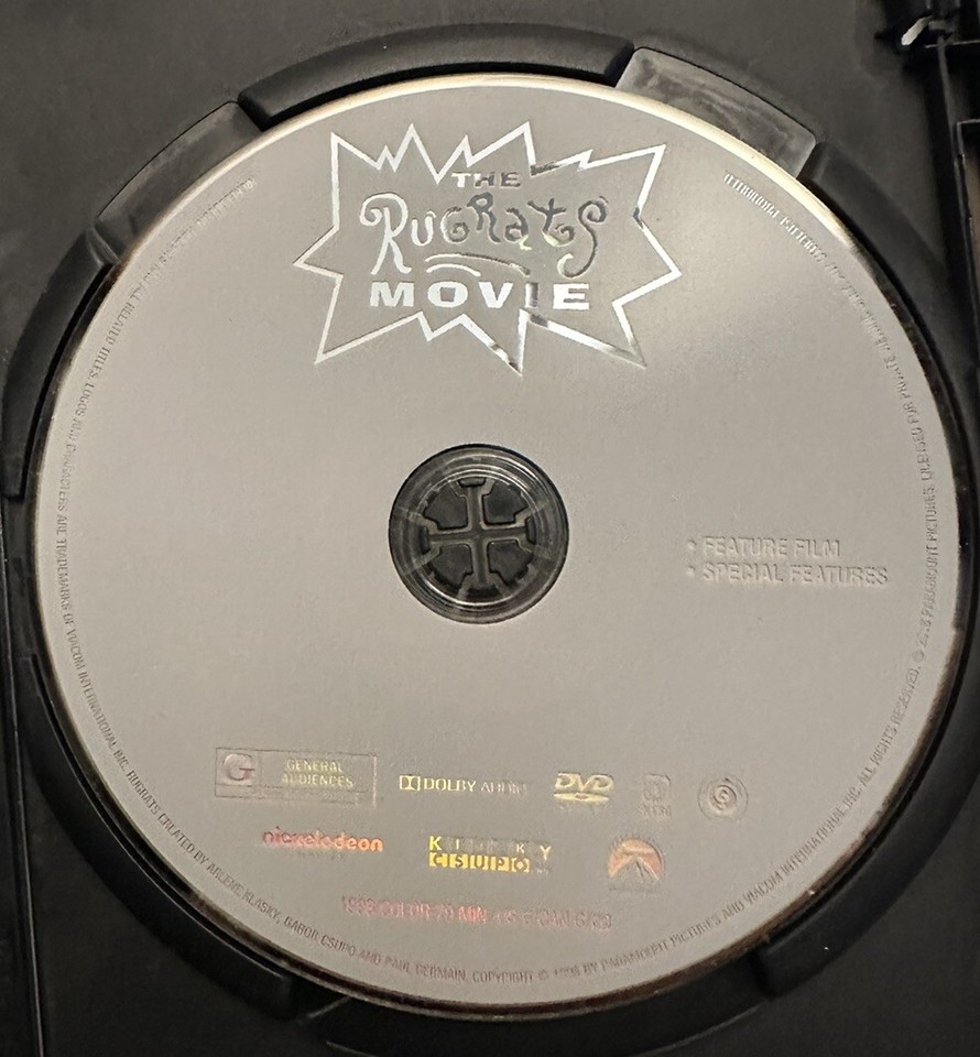 The RUGRATS Movie DVD Widescreen Full Length Movie Animation 1998 ...