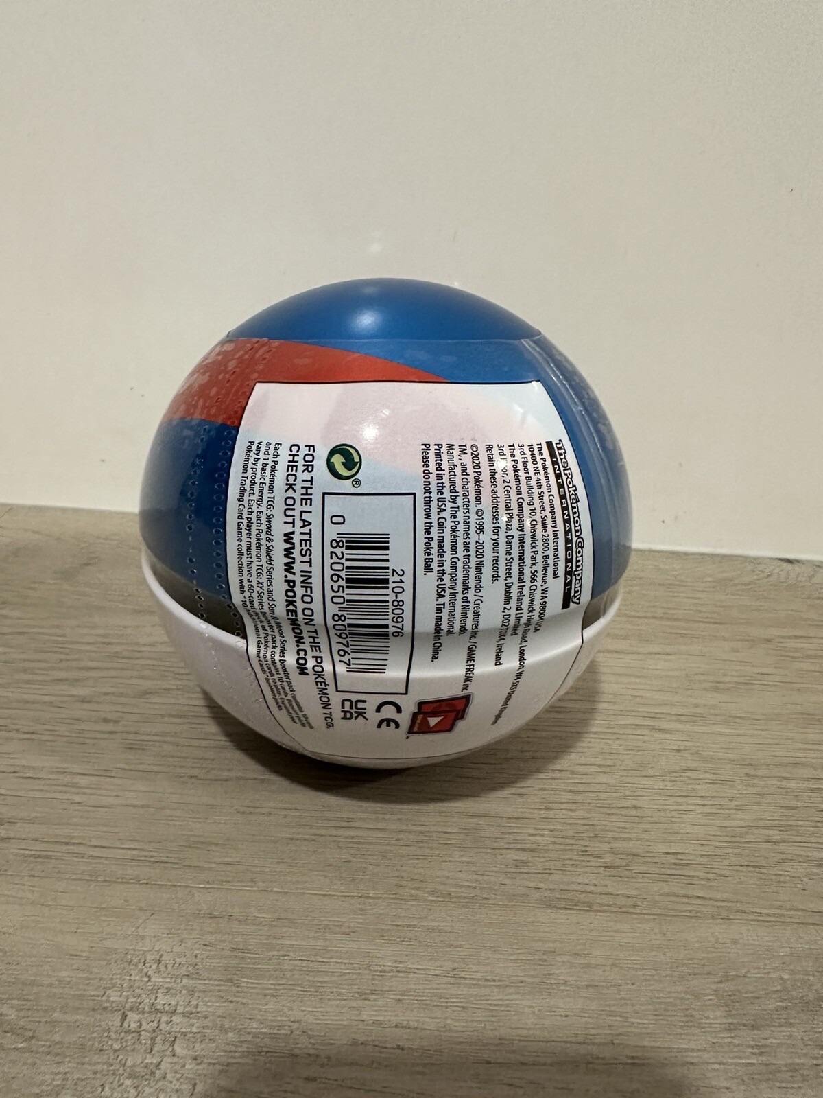 Pokemon Great Ball PokeBall Tin 3 TCG Boosters Coin New Sealed D23 ...