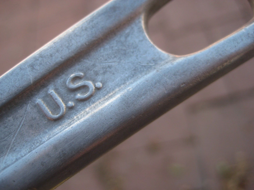 1944 Vtg 3 1/2" Blade US MILITARY *** LF&C Mess Knife Cast Aluminum ...