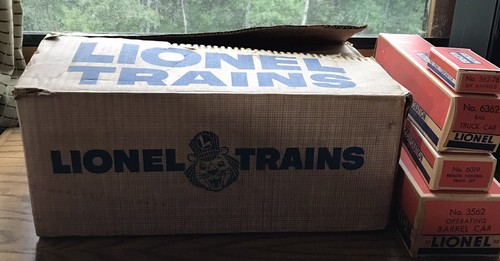 Vintage Lot Lionel Train Boxes Only Large Lion Box, 6019, 6362, 3562-25 ...