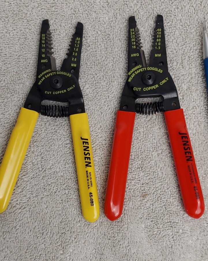 JENSEN Wire Stripper Techni-Tool Razor Knife USA TOOLS | eBay