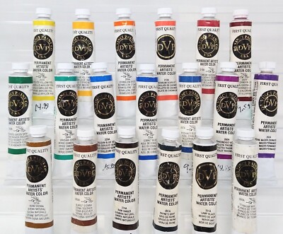 Da Vinci Paint Co: 21ml Permanent Artists' Water Color Paint Tubes ...