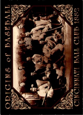 1994 ORIGINS OF BASEBALL - #34 CINCINNATI BALL CLUB 1882 | eBay