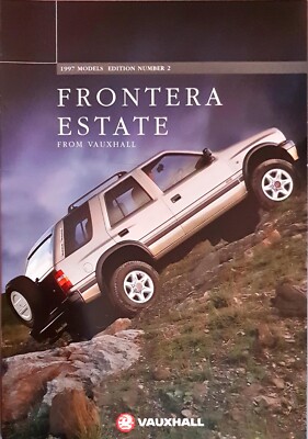 Vauxhall Frontera Estate Brochure 1997 | eBay UK