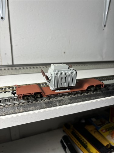 Southern Flatbed Custom Generator Load HO Scale Train | eBay