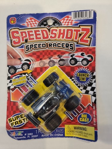Ja-Ru Speed Shotz Pull Back Toy Truck Powered Speed Racers Die Cast ...