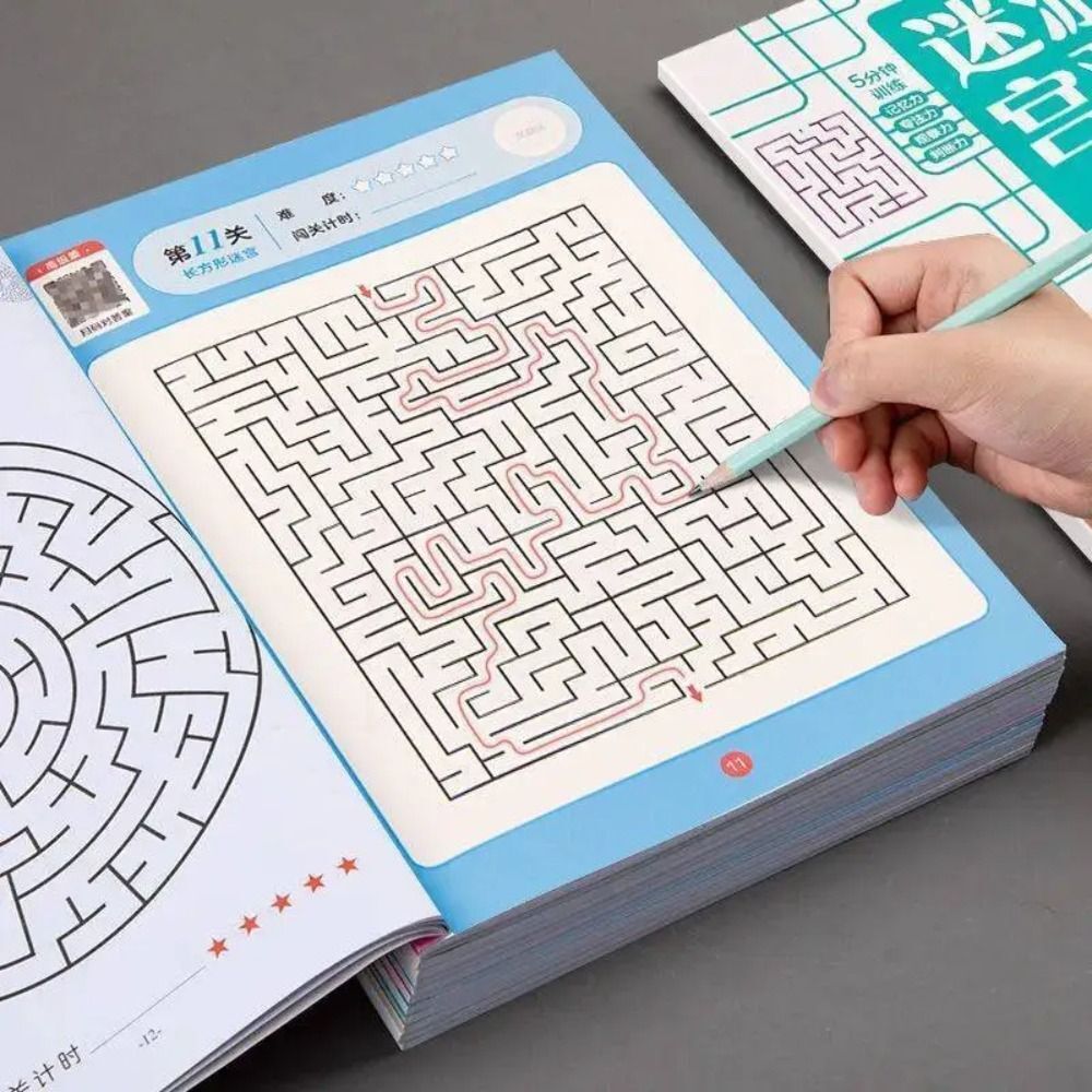 Paper Maze Book Blue Orange Green Educational Toys | eBay