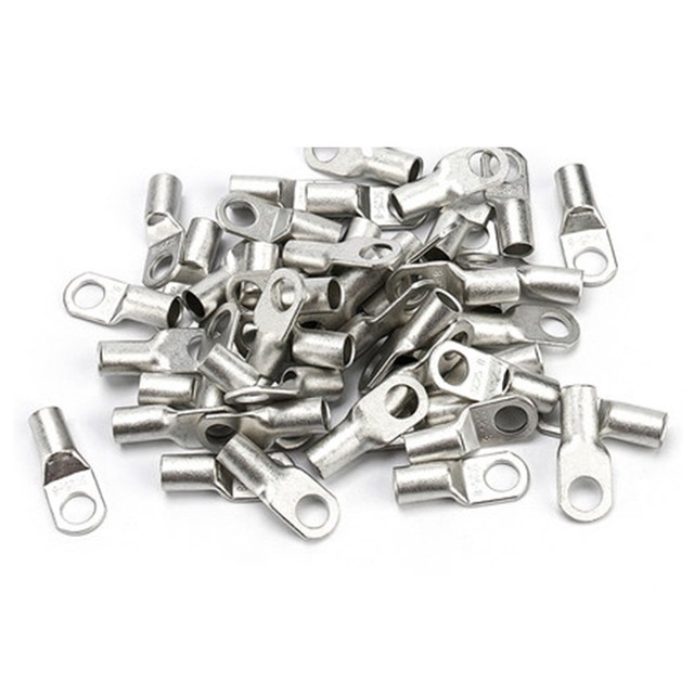 30pcs Copper Lug Cable Connector Terminal 4mm2 Wire 5mm Bolt Hole Sc4-5 ...