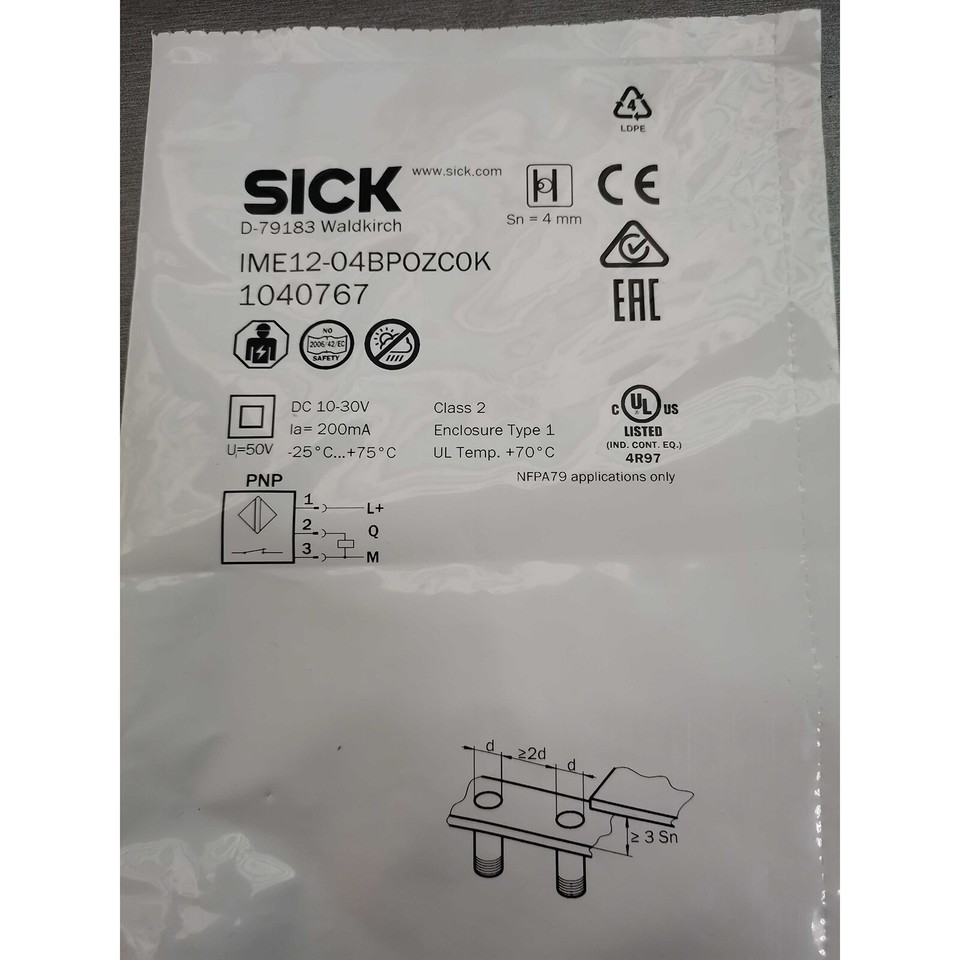 1piece new sick Proximity Switch IME12-04BPOZC0K 1040767 spot stocks | eBay
