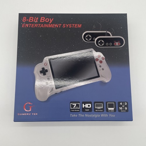 Gamerz Tek 8-bit Boy handheld NES clone system play your Nintendo games ...