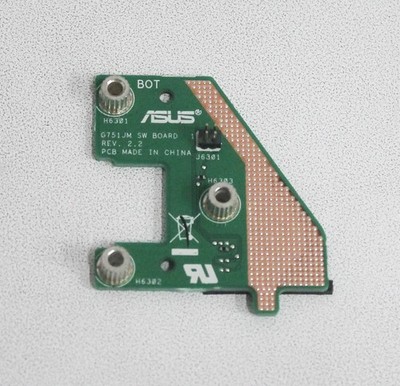 60NB08G0-PS1040 Asus G751J Pc Board Power Button "GRADE A" | eBay