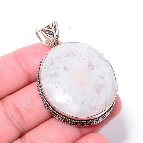 Solar Eye Quartz - India Gemstone 925 Sterling Silver Bali Pendant 1.95 ...