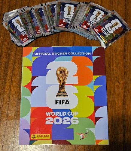 ALBUM PANINI WC 2026 free sample ARGENTINA EDITION 200 ENVELOPES IN ...