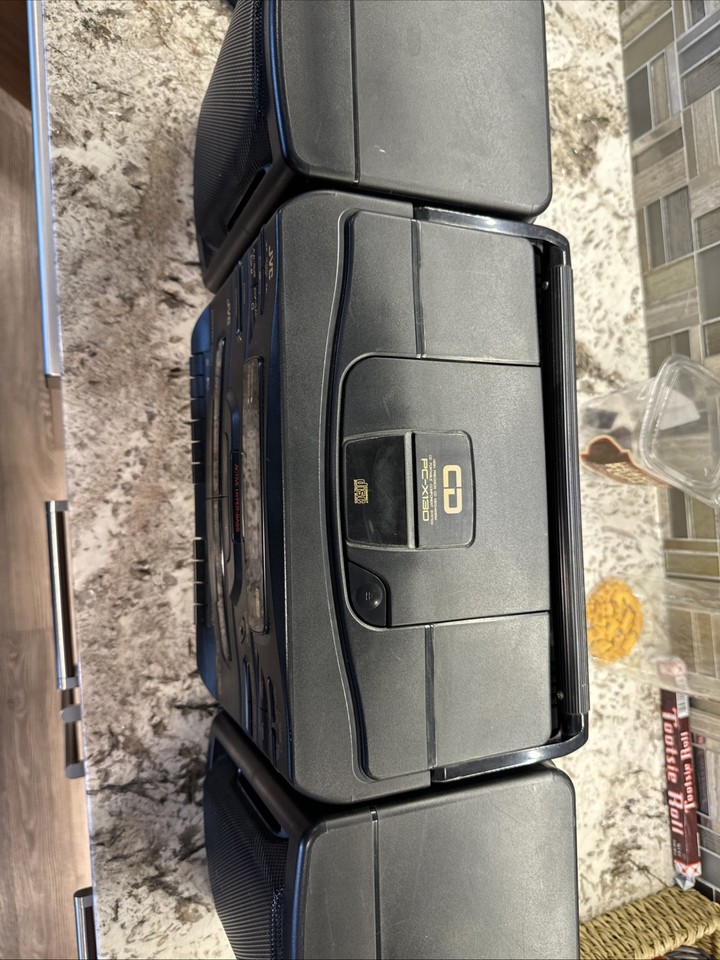 JVC PC-X130 Vintage Boombox CD Cassette Player,AM/FM /Remote, Tested ...