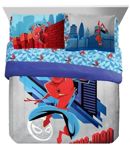 Spider-Man "Spidey & Friends" Kids Reversible Bed Set-AB0F3DT3P8Q5 ...