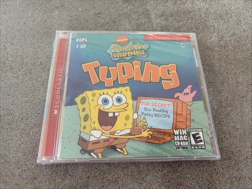 Spongebob Squarepants Typing WIN/MAC CD ROM Keyboarding Brand New ...