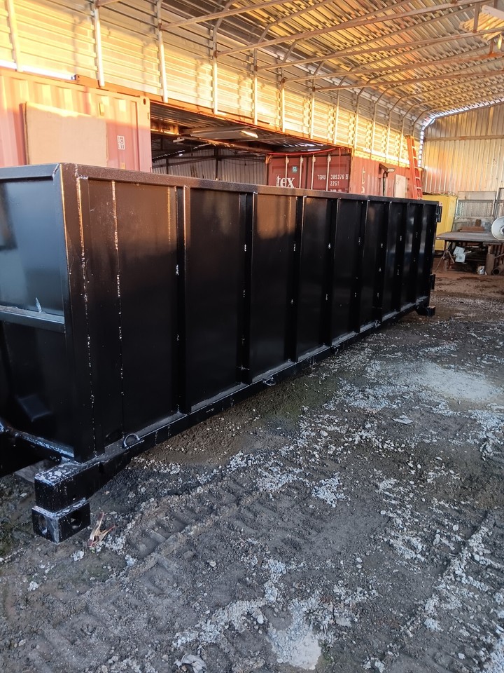 BLACK HOOKLIFT DUMPSTER BOX | eBay