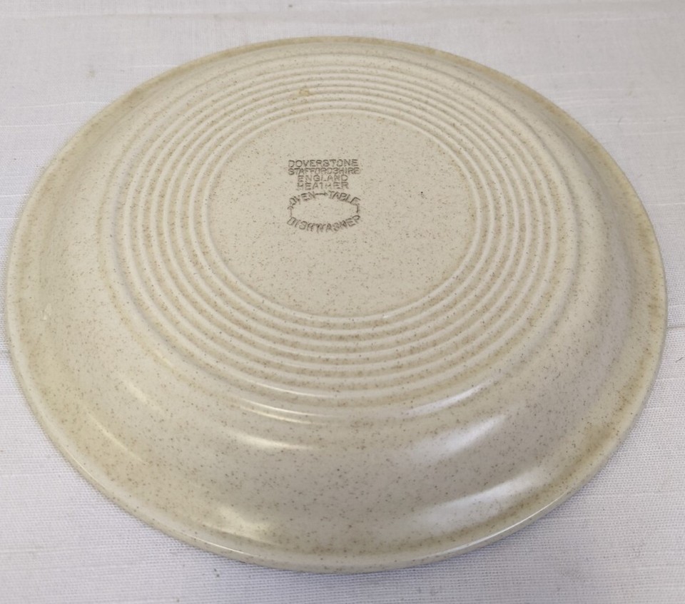 DOVERSTONE STAFFORDSHIRE ENGLAND DINNER PLATE SPECKLED HEATHER BROWN ...