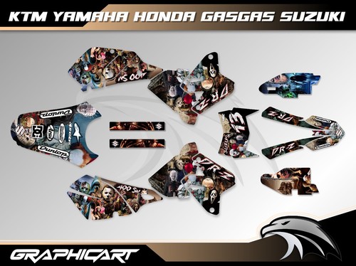 DRZ400 Full Graphics Kit – Custom Wrap for Suzuki DRZ400S & DRZ400SM | eBay