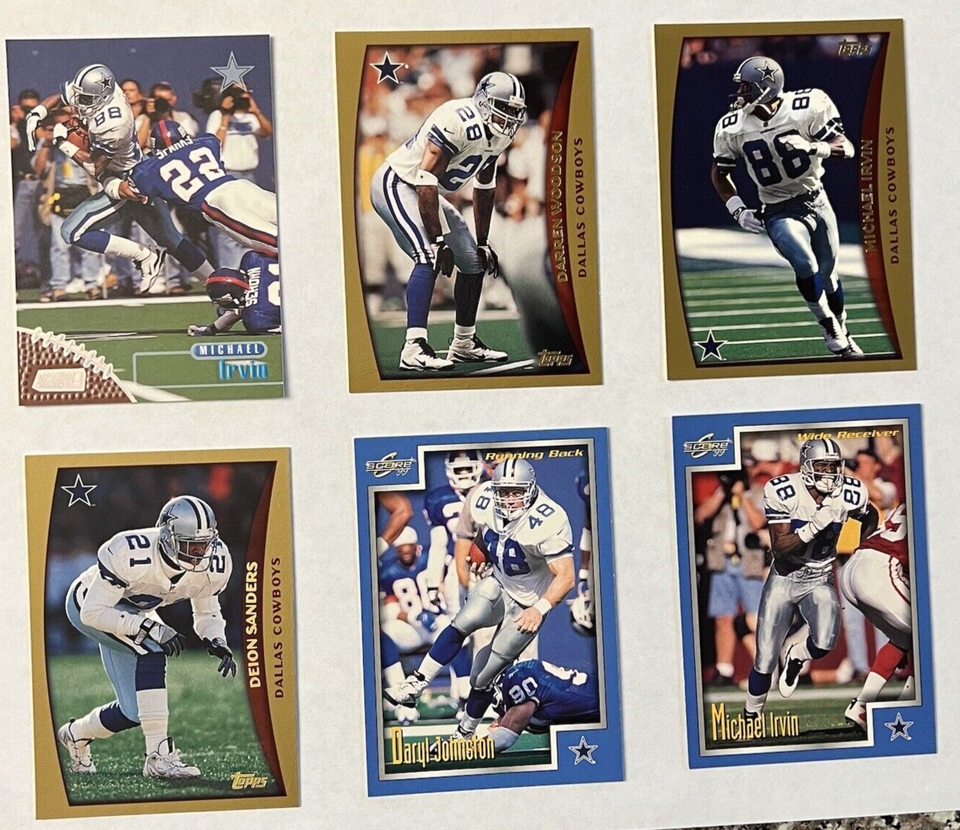 1999 SCORE NFL Football Trading Card #63 Daryl Johnston Dallas Cowboys ...