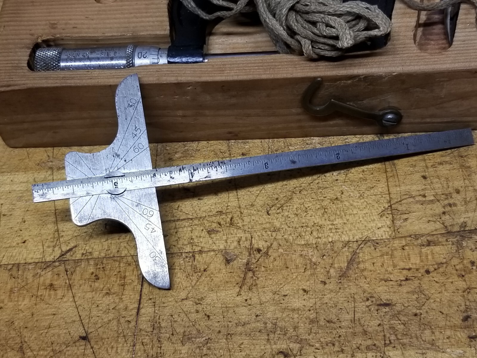 Vintage Assembled Machinist Apprentice Inspection Tool Set Level ...
