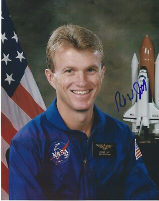 BRENT JETT Astronaut NASA Signed 8 x 10 Photo UNITED STATES NAVY Free ...