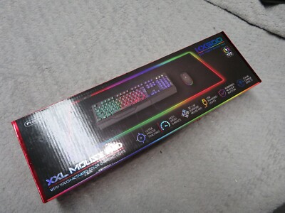 xxl mouse pad ks500 RGB jumbo mouse pad (new) | eBay