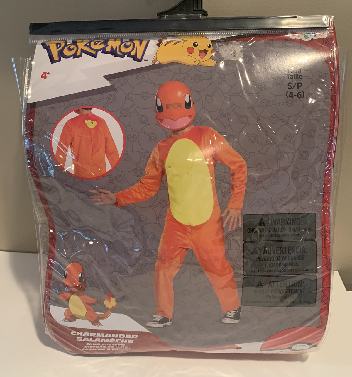 Child Pokemon Classic Charmander Costume - Gem