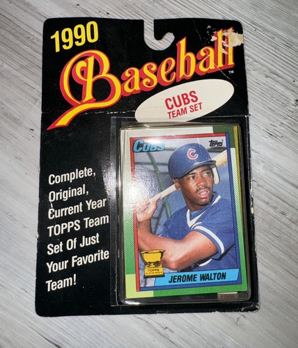 1990 Topps Chicago Cubs Team Baseball Card Set New Old Stock “Sealed ...