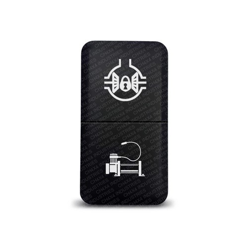 CH4x4 Dual Push Switch for Toyota Locker & Compressor Symbol 1- Blue ...