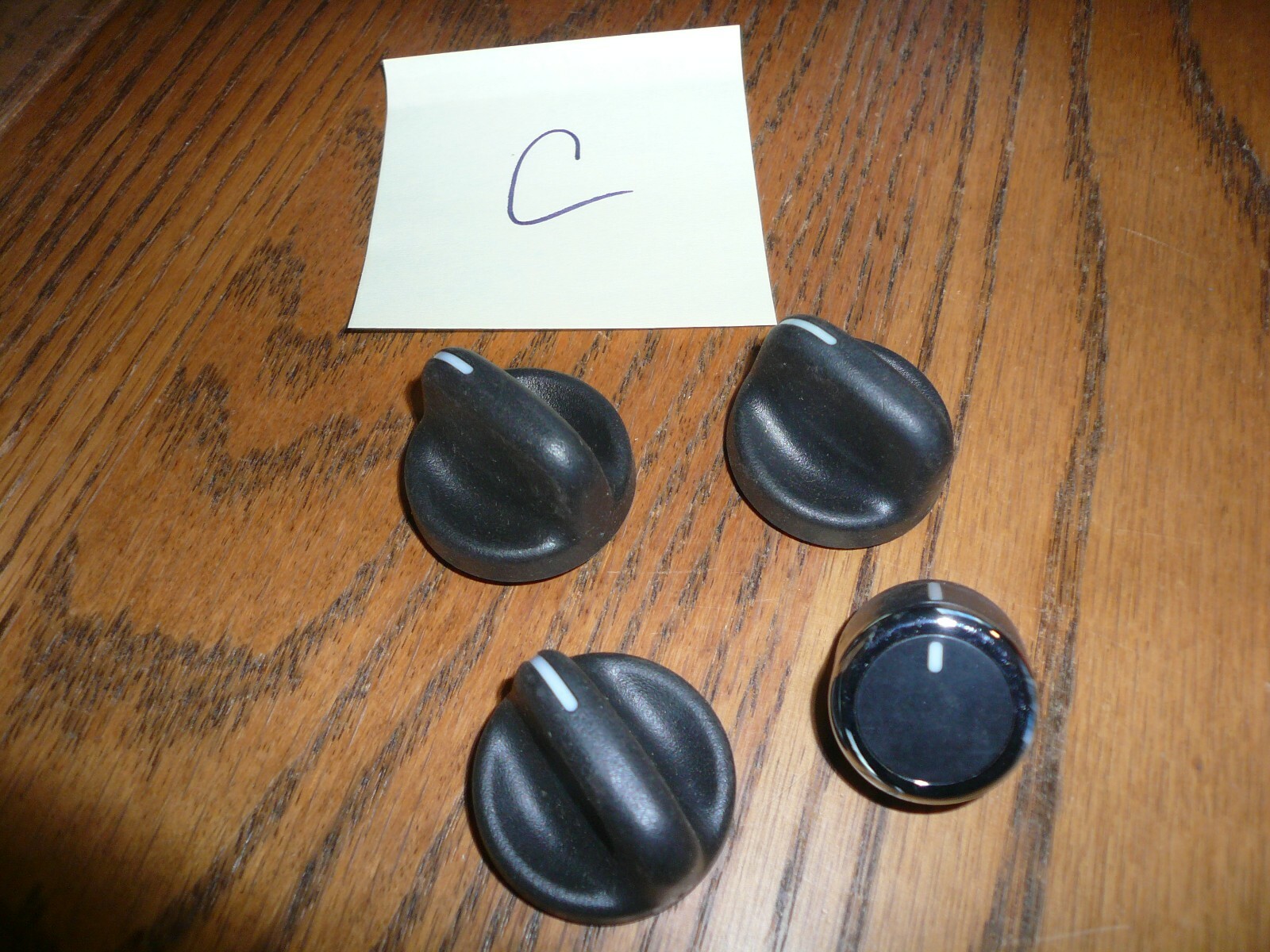 USED Heater Control Switch Nob Nobs Knob Knobs Various - Group of Four ...