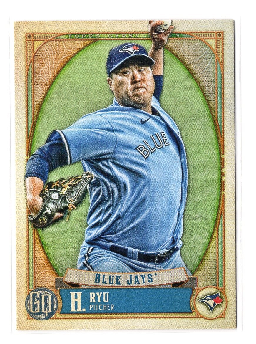 Baseball Card - 2021 Hyun-Jin Ryu 98 - Toronto Blue Jays Topps Gypsy ...