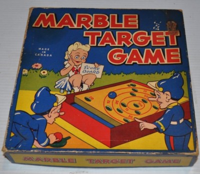 MARBLE TARGET GAME 1950s game Canada | eBay