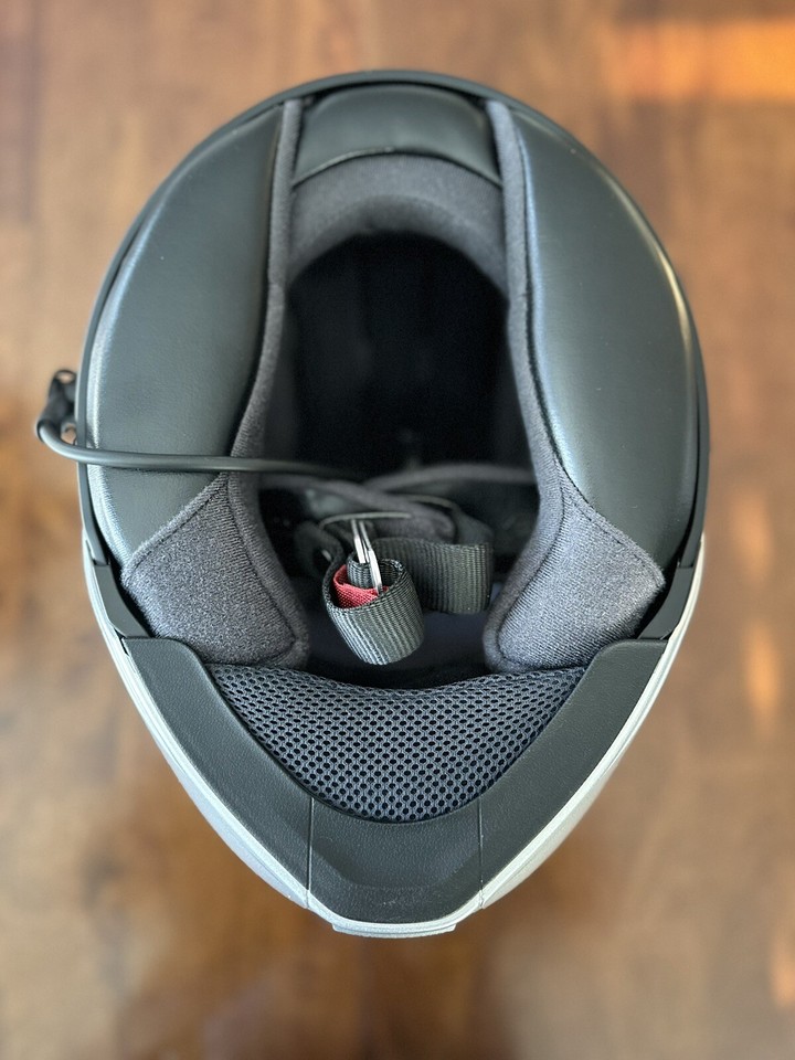 Shoei Neotec Silver Modular Motorcycle Helmet Size M w/J&M Speaker Set ...