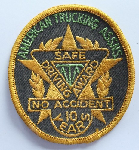 American Trucking Association Safe Driving Award No Accident 10 Year ...