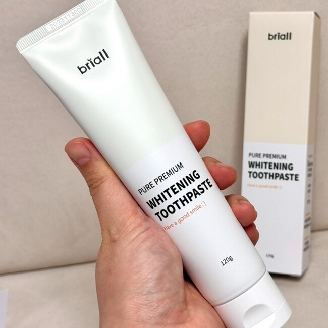 BRIALL Pure Premium Whitening Toothpaste 120g Korea No.1 whitening ...