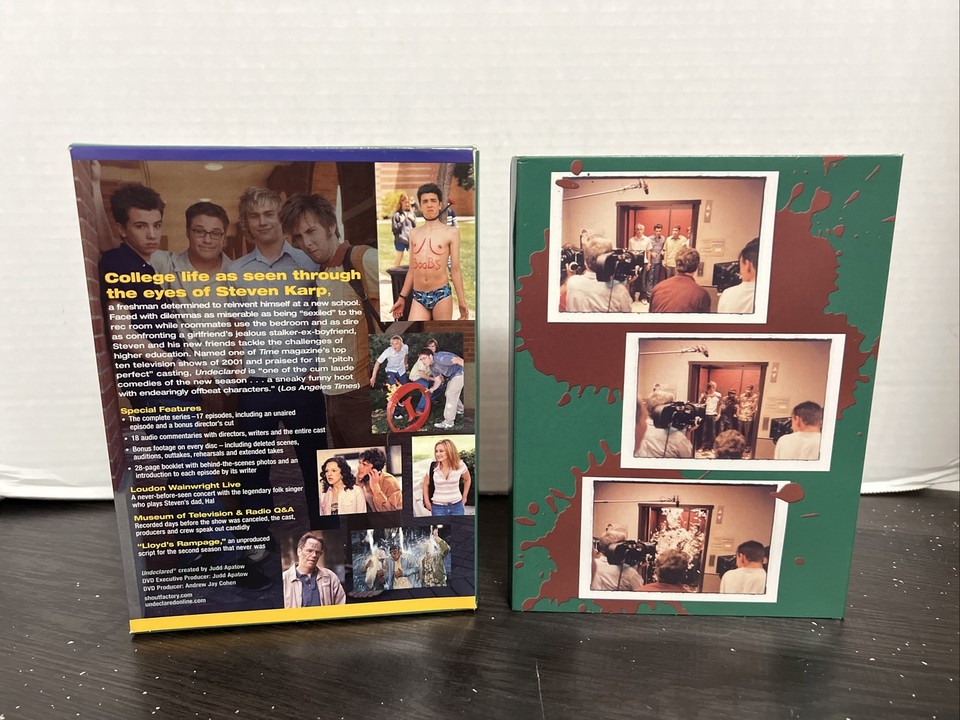 Undeclared The Complete Series DVD 4-Disc Set Seth Rogen Judd Apatow ...