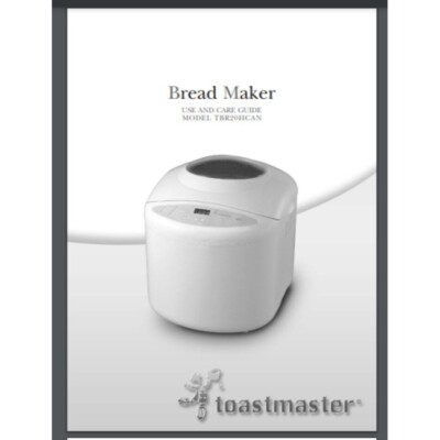 Toastmaster TBR20HCAN Bread Maker Machine Use & Care Owner Manual only ...