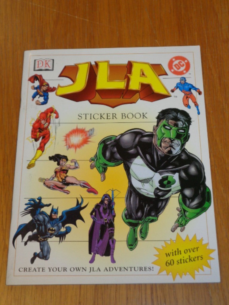 JLA STICKER BOOK JUSTICE LEAGUE OF AMERICA DC COMICS US MAGAZINE = | eBay
