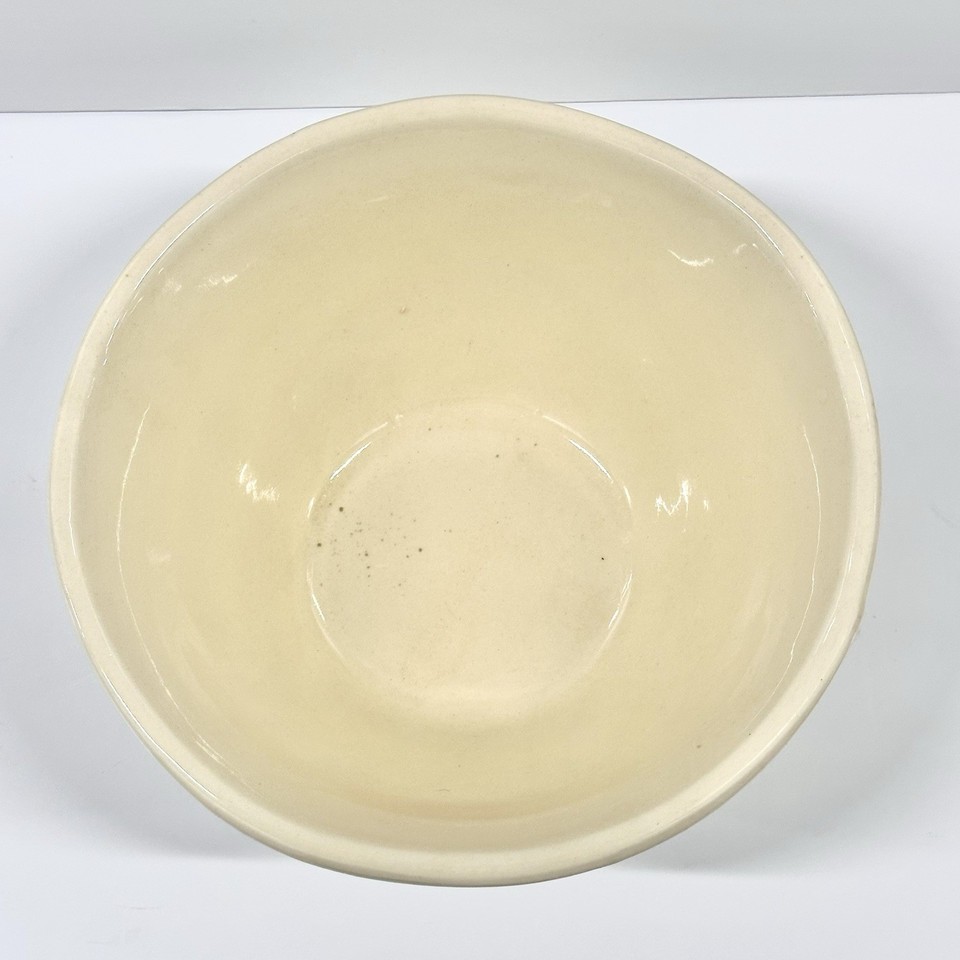 Vintage McCoy Bowl 10” Pink & Blue Stripes | Mixing Bowl Ovenware USA ...