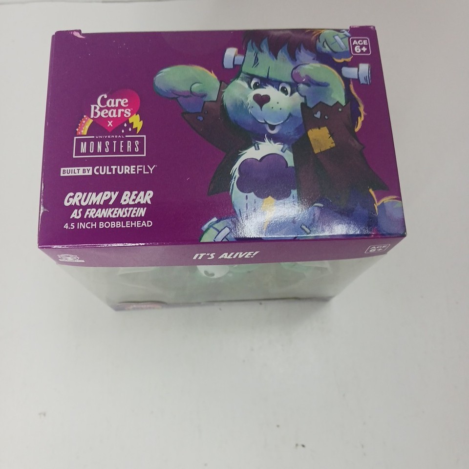 CultureFly Care Bears Grumpy Bear Frankenstein Creature Bobblehead 4.5 ...
