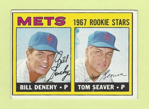 1967 Topps #581 TOM SEAVER Rookie Card HIGH # Number SP New York Mets ...