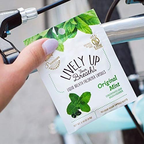 Chewable Liquid Filled Mint Capsule Breath Fresheners, 120 ct. Fights ...