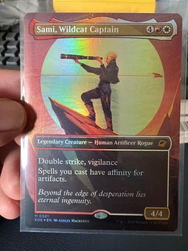 🦷mtg : Sami, Wildcat Captain (Borderless) - Edge of Eternities (EOE ...