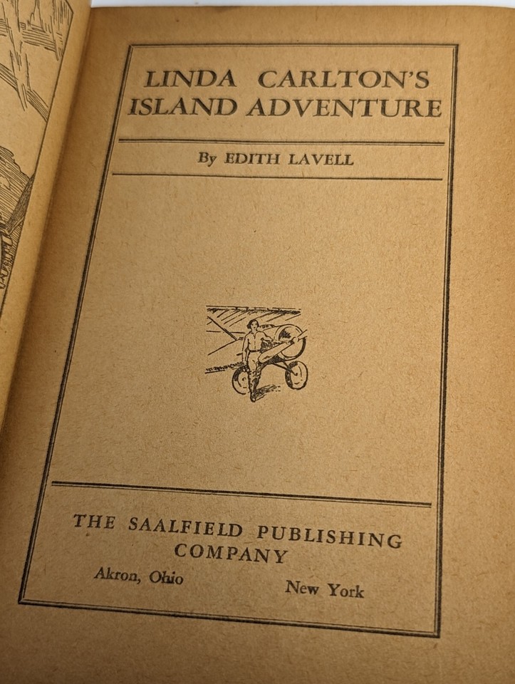 Linda Carlton's Island Adventure by Edith Lavell 1931 Edition HC Book ...
