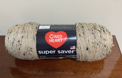 New - Red Heart Super Saver Yarn Color 4334 Buff Fleck | eBay