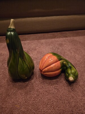 Set of Ceramic Green Gourds | eBay