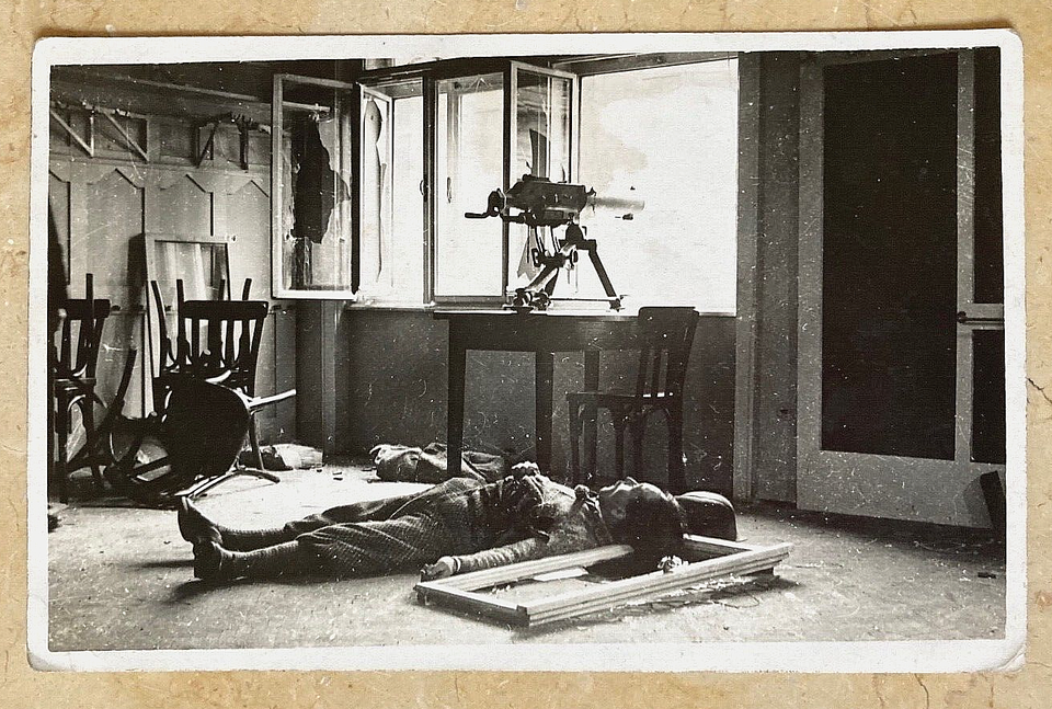 PRE WW2 AUSTRIA JULY PUTSCH JULY 25–30 1934 MILITIA CASUALTY PHOTO ...