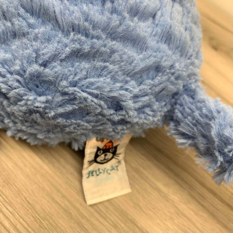 Jellycat Fuddlewuddle Small 9" Blue Elephant Plush Stuffed Animal ...