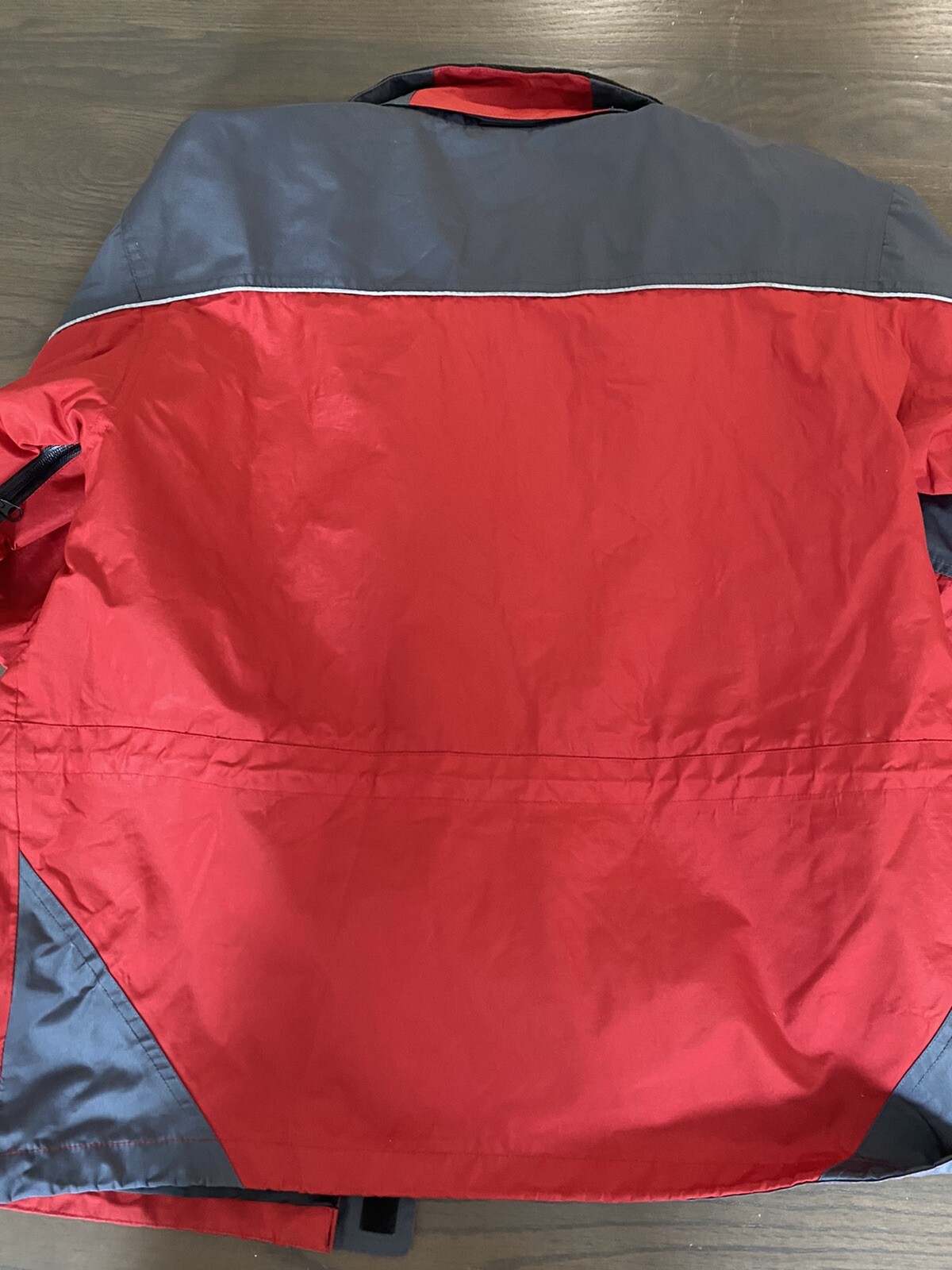 Marlboro Waterproof Jacket Red Zip Up Reflective Hiking Winter Ski ...